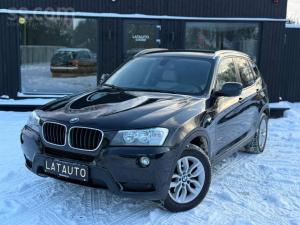 Black BMW X3 2013 in Riga, with an engine capacity of 2.00 L and mileage of 349 thousand km for 8550 €, photo 11 on AUTOMOTO.COM.LV
