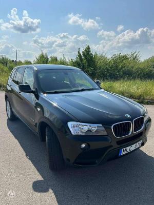 Black BMW X3 2013 in Panevezys, with an engine capacity of 2.00 L and mileage of 215 thousand km for 8500 €, photo  on AUTOMOTO.COM.LV