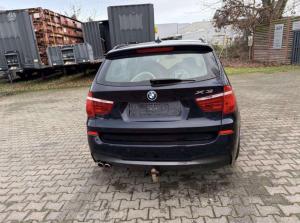 Black BMW X3 2013 in Utena, with an engine capacity of 2.99 L and mileage of 200 thousand km for 8250 €, photo 6 on AUTOMOTO.COM.LV