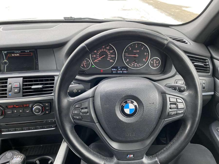 Melns BMW X3 2013 Alīta, ar dzinēja tilpumu 2.00 L un nobraukumu 240 tūkst. km par 4100 €, foto 10 vietnē AUTOMOTO.COM.LV