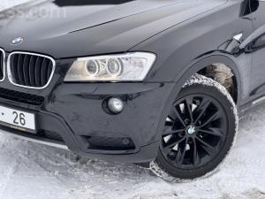 Black BMW X3 2013 in Riga, with an engine capacity of 2.00 L and mileage of 245 thousand km for 10750 €, photo 2 on AUTOMOTO.COM.LV