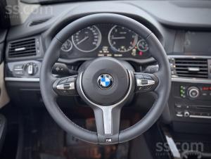 Black BMW X3 2013 in Riga, with an engine capacity of 2.00 L and mileage of 245 thousand km for 10750 €, photo 11 on AUTOMOTO.COM.LV