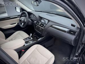 Black BMW X3 2013 in Riga, with an engine capacity of 2.00 L and mileage of 245 thousand km for 10750 €, photo 19 on AUTOMOTO.COM.LV