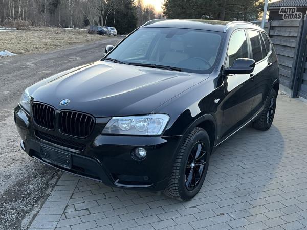 Black BMW X3 2013 in Vilnius, with an engine capacity of 2.00 L and mileage of 230 thousand km for 9500 €, photo 2 on AUTOMOTO.COM.LV