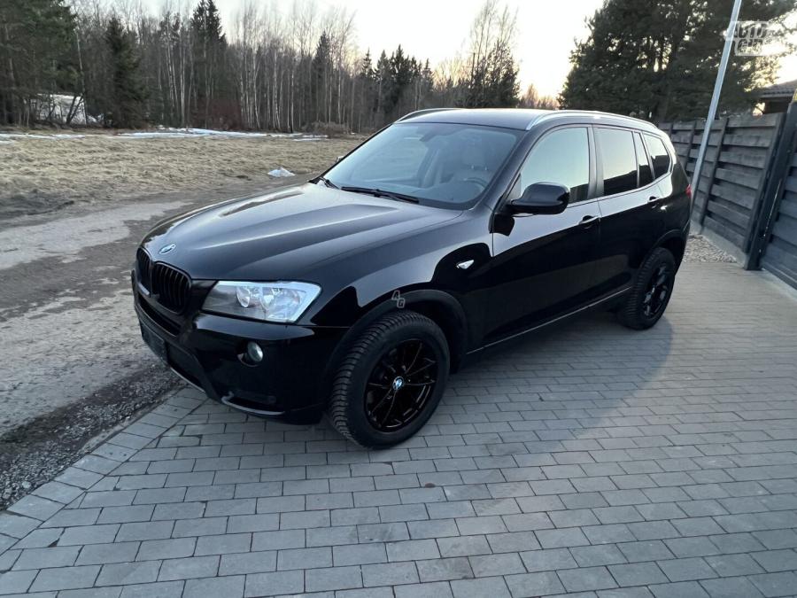 Melns BMW X3 2013 Viļņa, ar dzinēja tilpumu 2.00 L un nobraukumu 230 tūkst. km par 9500 €, foto 3 vietnē AUTOMOTO.COM.LV