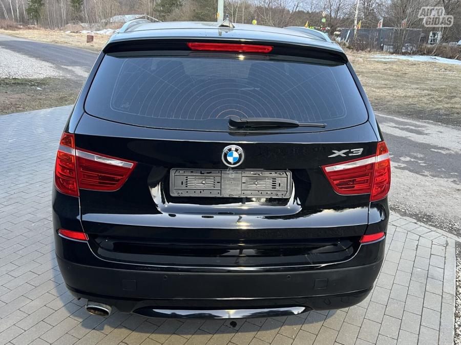 Melns BMW X3 2013 Viļņa, ar dzinēja tilpumu 2.00 L un nobraukumu 230 tūkst. km par 9500 €, foto 6 vietnē AUTOMOTO.COM.LV