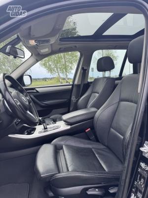 Black BMW X3 2013 in Vilnius, with an engine capacity of 2.00 L and mileage of 421 thousand km for 11300 €, photo 10 on AUTOMOTO.COM.LV