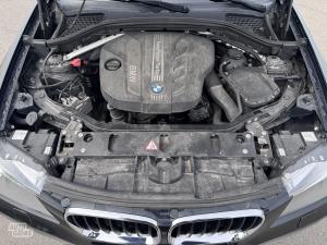 Black BMW X3 2013 in Vilnius, with an engine capacity of 2.00 L and mileage of 421 thousand km for 11300 €, photo 21 on AUTOMOTO.COM.LV