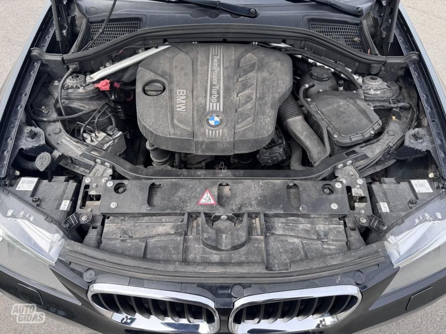 Black BMW X3 2013 in Vilnius, with an engine capacity of 2.00 L and mileage of 421 thousand km for 11300 €, photo 21 on AUTOMOTO.COM.LV