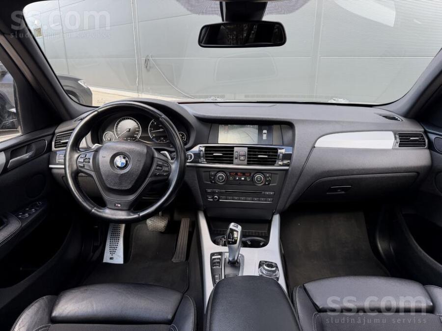 Melns BMW X3 2013 Rīga, ar dzinēja tilpumu 3.00 L un nobraukumu 340 tūkst. km par 10555 €, foto 9 vietnē AUTOMOTO.COM.LV