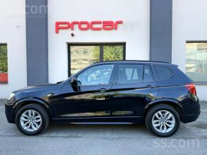 Black BMW X3 2013 in Riga, with an engine capacity of 2.00 L and mileage of 283 thousand km for 10500 €, photo  on AUTOMOTO.COM.LV