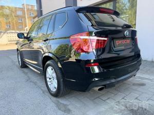 Black BMW X3 2013 in Riga, with an engine capacity of 2.00 L and mileage of 283 thousand km for 10500 €, photo 8 on AUTOMOTO.COM.LV