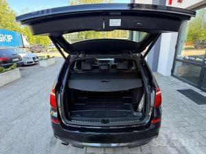 Black BMW X3 2013 in Riga, with an engine capacity of 2.00 L and mileage of 283 thousand km for 10500 €, photo 12 on AUTOMOTO.COM.LV