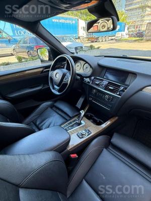 Black BMW X3 2013 in Riga, with an engine capacity of 2.00 L and mileage of 283 thousand km for 10500 €, photo 24 on AUTOMOTO.COM.LV