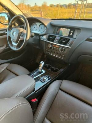 Black BMW X3 2013 in Jelgava, with an engine capacity of 2.00 L and mileage of 170 thousand km for 12000 €, photo 7 on AUTOMOTO.COM.LV