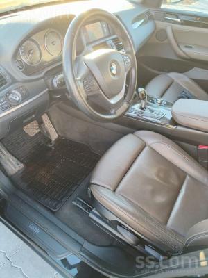 Black BMW X3 2013 in Jelgava, with an engine capacity of 2.00 L and mileage of 170 thousand km for 12000 €, photo 15 on AUTOMOTO.COM.LV