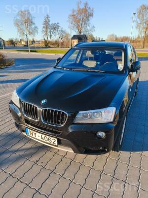 Black BMW X3 2013 in Jelgava, with an engine capacity of 2.00 L and mileage of 170 thousand km for 12000 €, photo 17 on AUTOMOTO.COM.LV