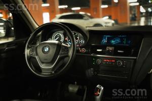 Black BMW X3 2013 in Riga, with an engine capacity of 2.00 L and mileage of 185 thousand km for 13500 €, photo 10 on AUTOMOTO.COM.LV