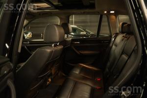 Black BMW X3 2013 in Riga, with an engine capacity of 2.00 L and mileage of 185 thousand km for 13500 €, photo 16 on AUTOMOTO.COM.LV