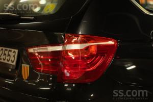 Black BMW X3 2013 in Riga, with an engine capacity of 2.00 L and mileage of 185 thousand km for 13500 €, photo 24 on AUTOMOTO.COM.LV