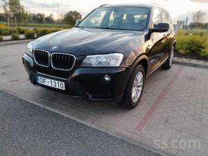 Melns BMW X3 2013 Bauska, ar dzinēja tilpumu 2.00 L un nobraukumu 345 tūkst. km par 8550 €, foto 5 vietnē AUTOMOTO.COM.LV