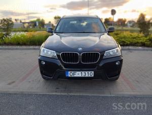 Melns BMW X3 2013 Bauska, ar dzinēja tilpumu 2.00 L un nobraukumu 345 tūkst. km par 8550 €, foto 6 vietnē AUTOMOTO.COM.LV