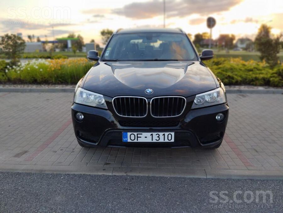 Melns BMW X3 2013 Bauska, ar dzinēja tilpumu 2.00 L un nobraukumu 345 tūkst. km par 8550 €, foto 6 vietnē AUTOMOTO.COM.LV