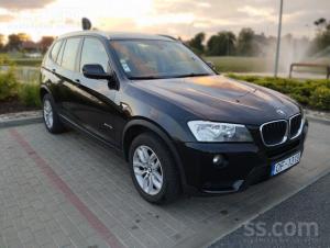 Melns BMW X3 2013 Bauska, ar dzinēja tilpumu 2.00 L un nobraukumu 345 tūkst. km par 8550 €, foto 7 vietnē AUTOMOTO.COM.LV