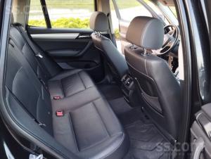 Melns BMW X3 2013 Bauska, ar dzinēja tilpumu 2.00 L un nobraukumu 345 tūkst. km par 8550 €, foto 14 vietnē AUTOMOTO.COM.LV