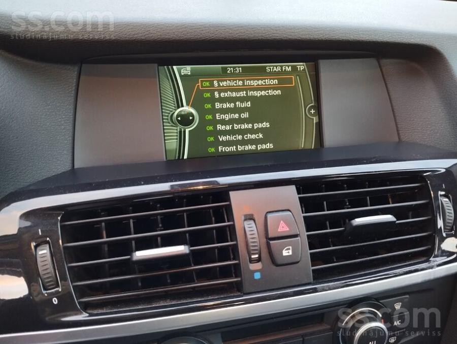 Melns BMW X3 2013 Bauska, ar dzinēja tilpumu 2.00 L un nobraukumu 345 tūkst. km par 8550 €, foto 16 vietnē AUTOMOTO.COM.LV