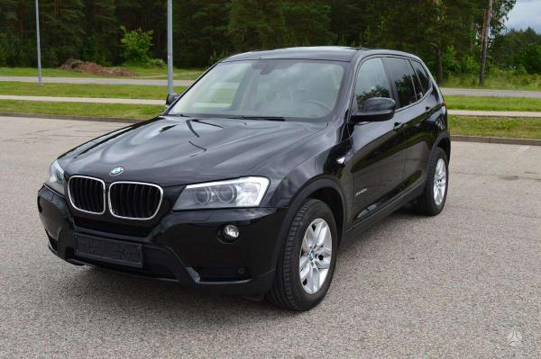 Melns BMW X3 2013 Utena, ar dzinēja tilpumu 2.00 L un nobraukumu 215 tūkst. km par 13000 €, foto 2 vietnē AUTOMOTO.COM.LV