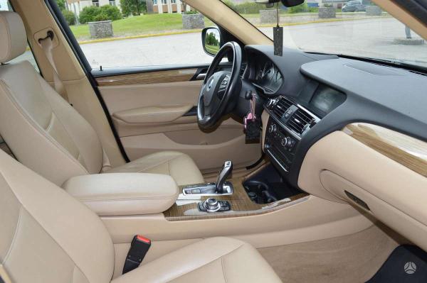 Melns BMW X3 2013 Utena, ar dzinēja tilpumu 2.00 L un nobraukumu 215 tūkst. km par 13000 €, foto 6 vietnē AUTOMOTO.COM.LV