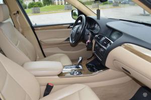 Black BMW X3 2013 in Utena, with an engine capacity of 2.00 L and mileage of 215 thousand km for 13000 €, photo 7 on AUTOMOTO.COM.LV