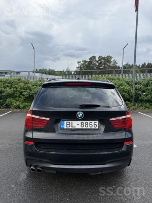 Black BMW X3 2013 in Riga, with an engine capacity of 3.00 L and mileage of 290 thousand km for 11900 €, photo 8 on AUTOMOTO.COM.LV