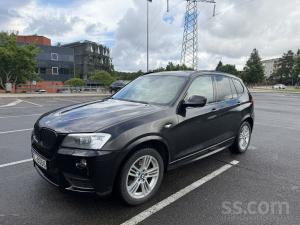 Black BMW X3 2013 in Riga, with an engine capacity of 3.00 L and mileage of 290 thousand km for 11900 €, photo 9 on AUTOMOTO.COM.LV