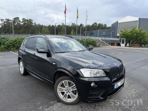 Black BMW X3 2013 in Riga, with an engine capacity of 3.00 L and mileage of 290 thousand km for 11900 €, photo 13 on AUTOMOTO.COM.LV
