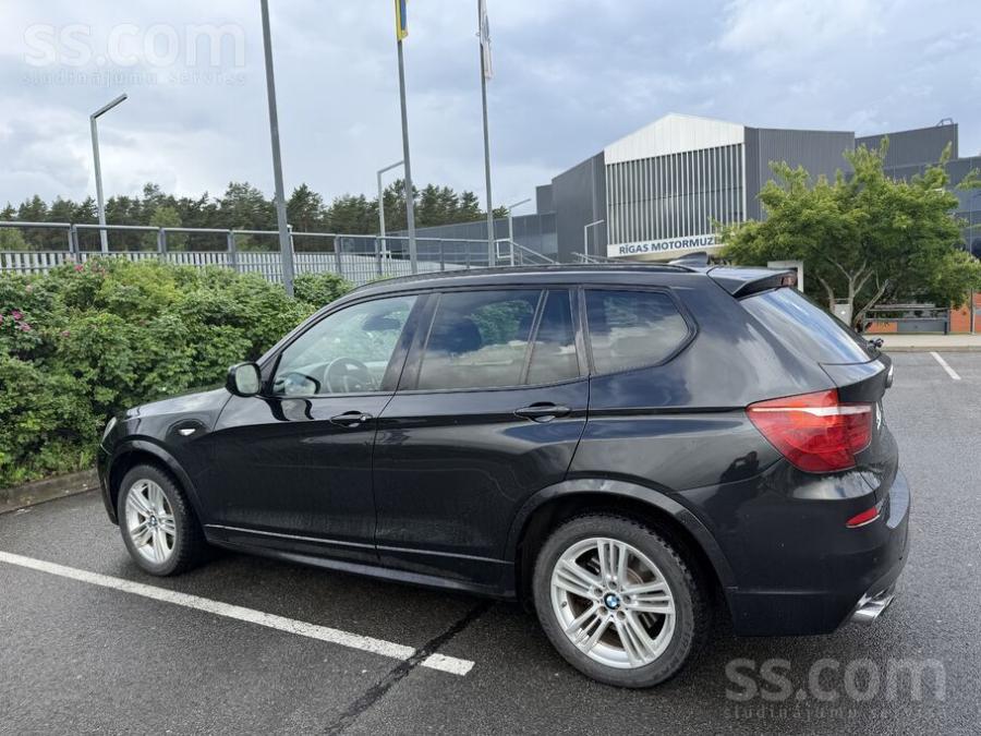 Black BMW X3 2013 in Riga, with an engine capacity of 3.00 L and mileage of 290 thousand km for 11900 €, photo 18 on AUTOMOTO.COM.LV