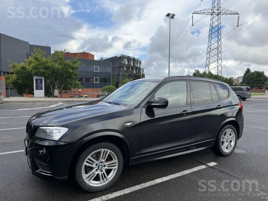 Black BMW X3 2013 in Riga, with an engine capacity of 3.00 L and mileage of 290 thousand km for 11900 €, photo 20 on AUTOMOTO.COM.LV