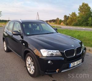 Black BMW X3 2013 in Kuldiga, with an engine capacity of 2.00 L and mileage of 270 thousand km for 13100 €, photo  on AUTOMOTO.COM.LV