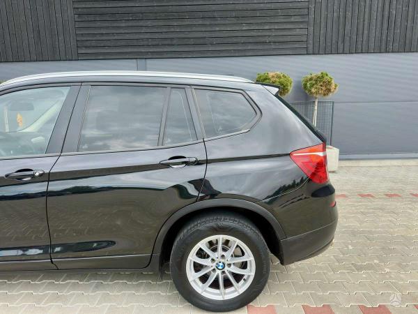 Melns BMW X3 2013 Šauļi, ar dzinēja tilpumu 2.00 L un nobraukumu 238 tūkst. km par 8850 €, foto 10 vietnē AUTOMOTO.COM.LV