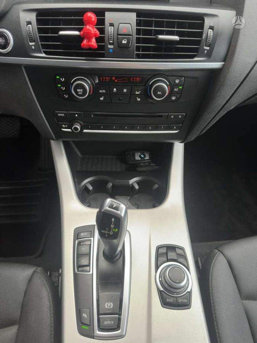 Black BMW X3 2013 in Siauliai, with an engine capacity of 2.00 L and mileage of 238 thousand km for 8850 €, photo 24 on AUTOMOTO.COM.LV