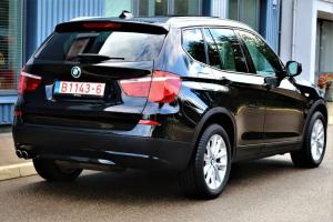 Black BMW X3 2013 in Riga, with an engine capacity of 3.00 L and mileage of 221 thousand km for 12990 €, photo 8 on AUTOMOTO.COM.LV
