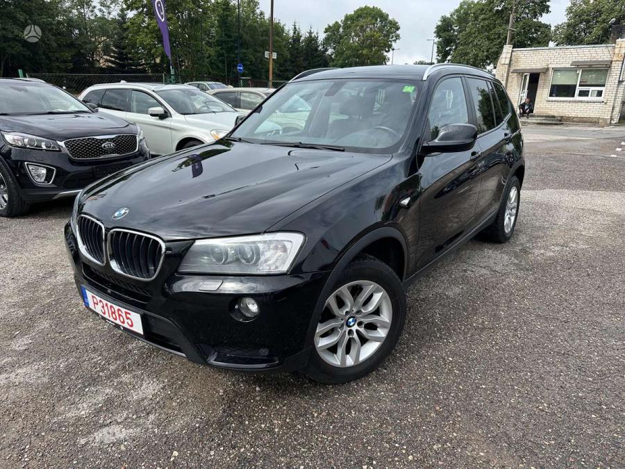 Melns BMW X3 2013 Alīta, ar dzinēja tilpumu 2.00 L un nobraukumu 240 tūkst. km par 10900 €, foto 1 vietnē AUTOMOTO.COM.LV