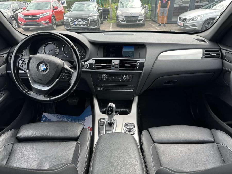 Melns BMW X3 2013 Alīta, ar dzinēja tilpumu 2.00 L un nobraukumu 240 tūkst. km par 10900 €, foto 12 vietnē AUTOMOTO.COM.LV
