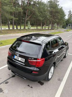 Black BMW X3 2013 in Utena, with an engine capacity of 2.00 L and mileage of 195 thousand km for 6600 €, photo 8 on AUTOMOTO.COM.LV