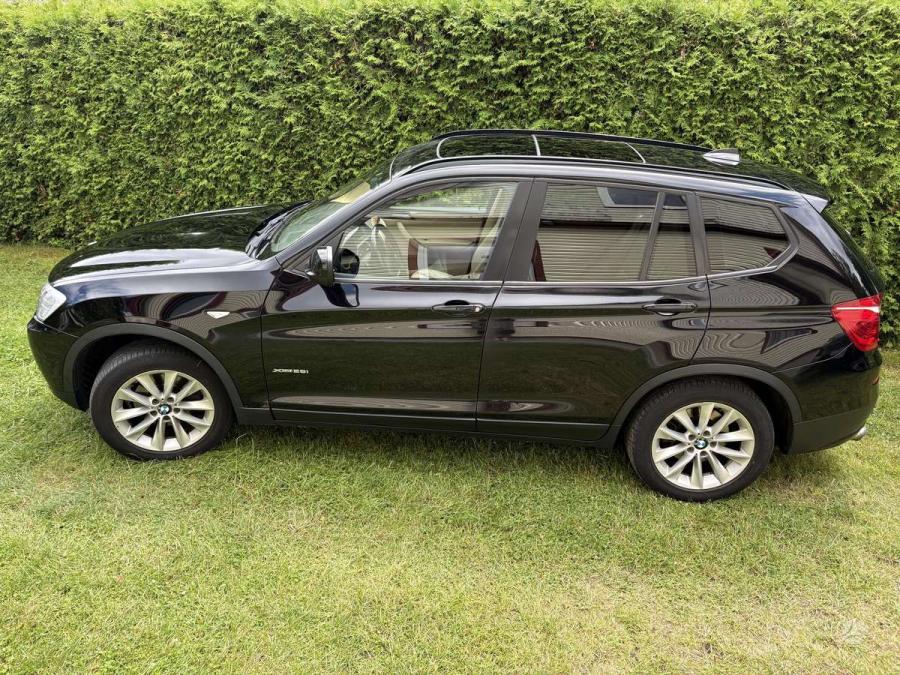 Black BMW X3 2013 in Utena, with an engine capacity of 2.00 L and mileage of 195 thousand km for 6600 €, photo 20 on AUTOMOTO.COM.LV
