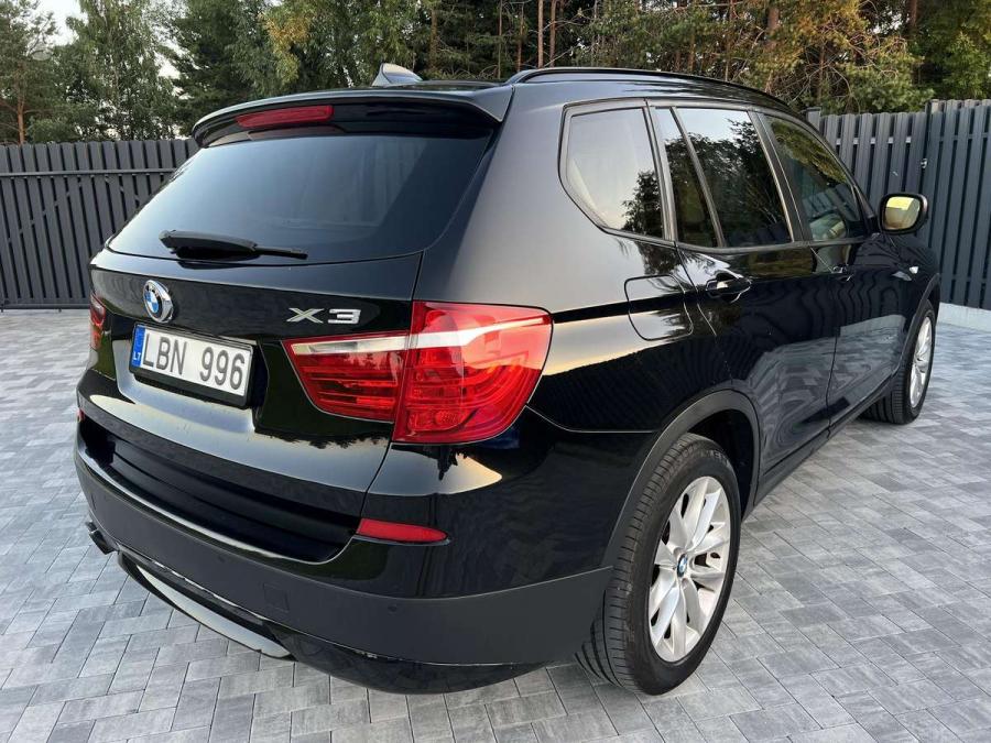 Melns BMW X3 2013 Viļņa, ar dzinēja tilpumu 2.00 L un nobraukumu 185 tūkst. km par 8350 €, foto 8 vietnē AUTOMOTO.COM.LV