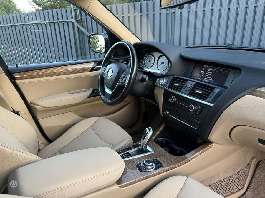 Melns BMW X3 2013 Viļņa, ar dzinēja tilpumu 2.00 L un nobraukumu 185 tūkst. km par 8350 €, foto 10 vietnē AUTOMOTO.COM.LV
