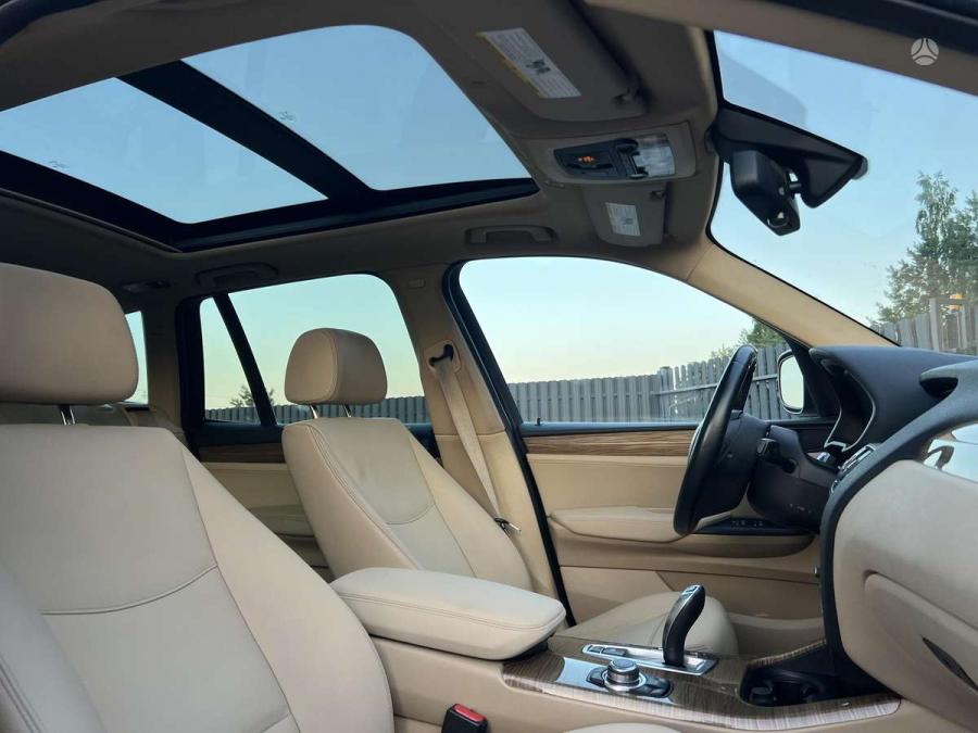 Melns BMW X3 2013 Viļņa, ar dzinēja tilpumu 2.00 L un nobraukumu 185 tūkst. km par 8350 €, foto 13 vietnē AUTOMOTO.COM.LV