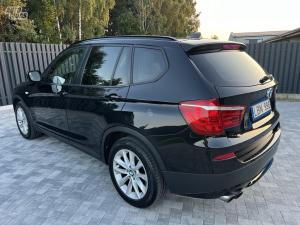 Black BMW X3 2013 in Vilnius, with an engine capacity of 2.00 L and mileage of 185 thousand km for 8300 €, photo 9 on AUTOMOTO.COM.LV